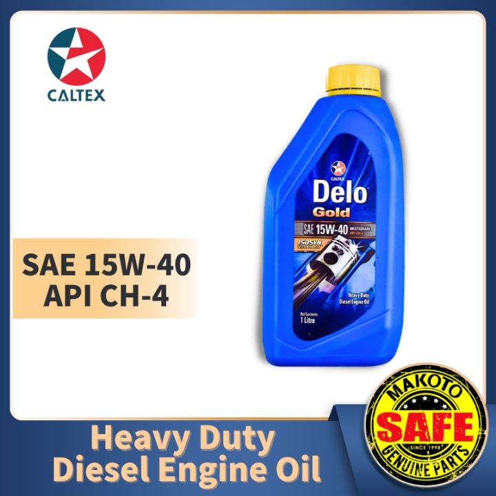MAKOTO Caltex Delo Gold Multigrade Diesel Engine Oil SAE 15W-40 1L ( 1 ...