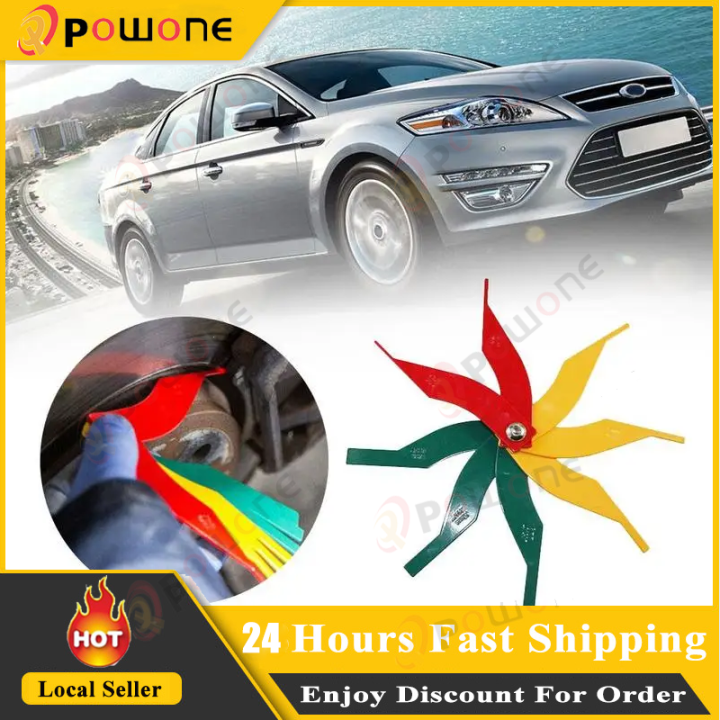 Car Van Brake Pad Thickness Depth Measuring Gauge Hand Tool Universal ...