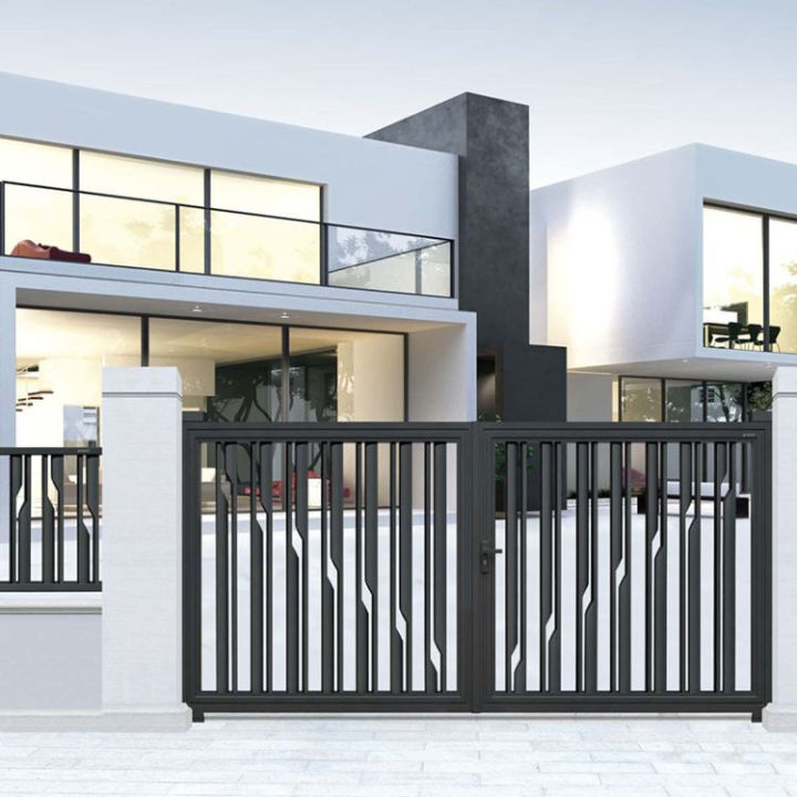 Aluminum Art Gate European Villa Courtyard Gate Community Courtyard ...