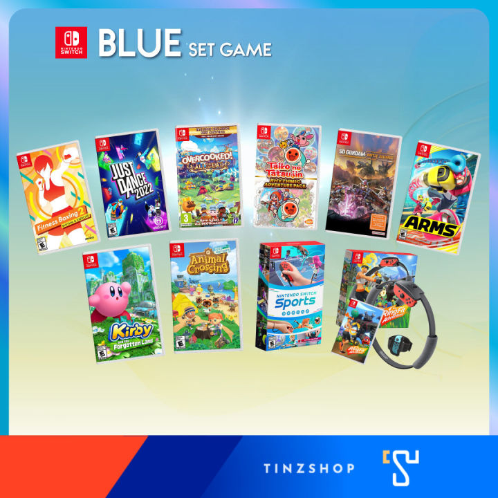 Blue Game Set : Nintendo Switch Game Best Seller 2022 แผ่นเกม นินเทนโด ...