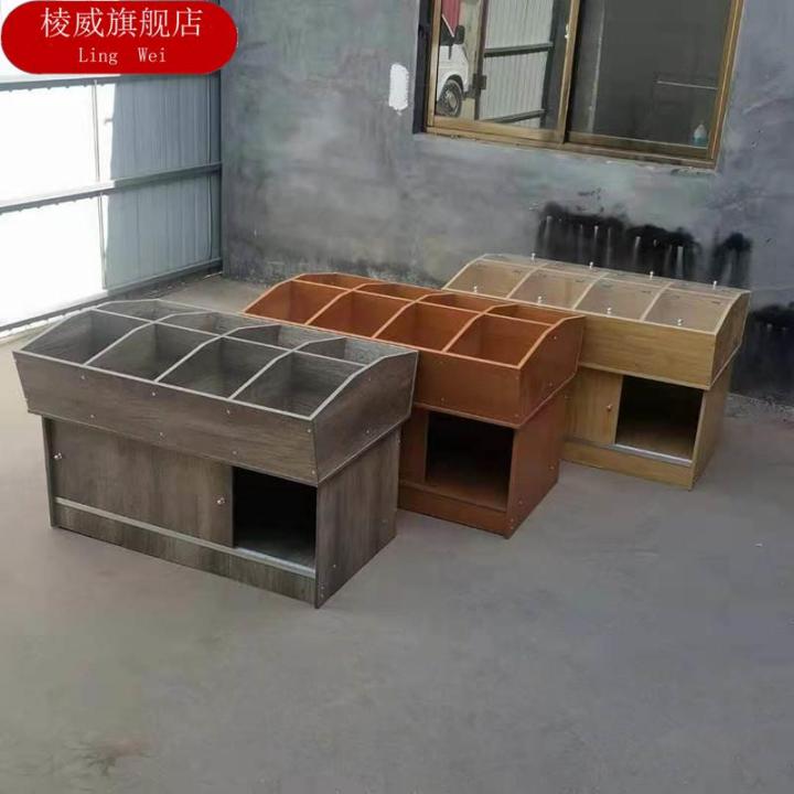 Supermarket rice bucket, rice bucket and rice cabinet assembled with ...