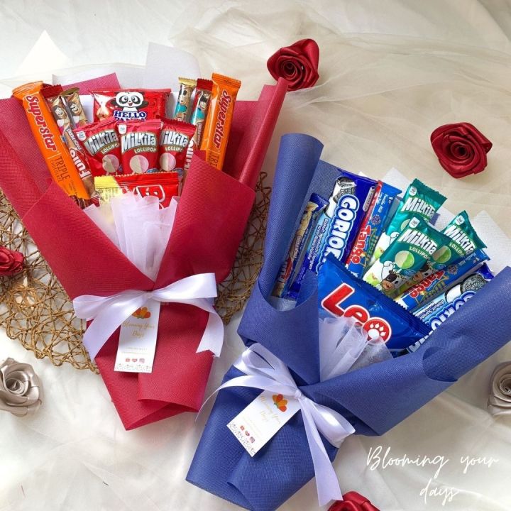 Bloomingyourdays Snack bouquet buket makanan ringan snack kado ...