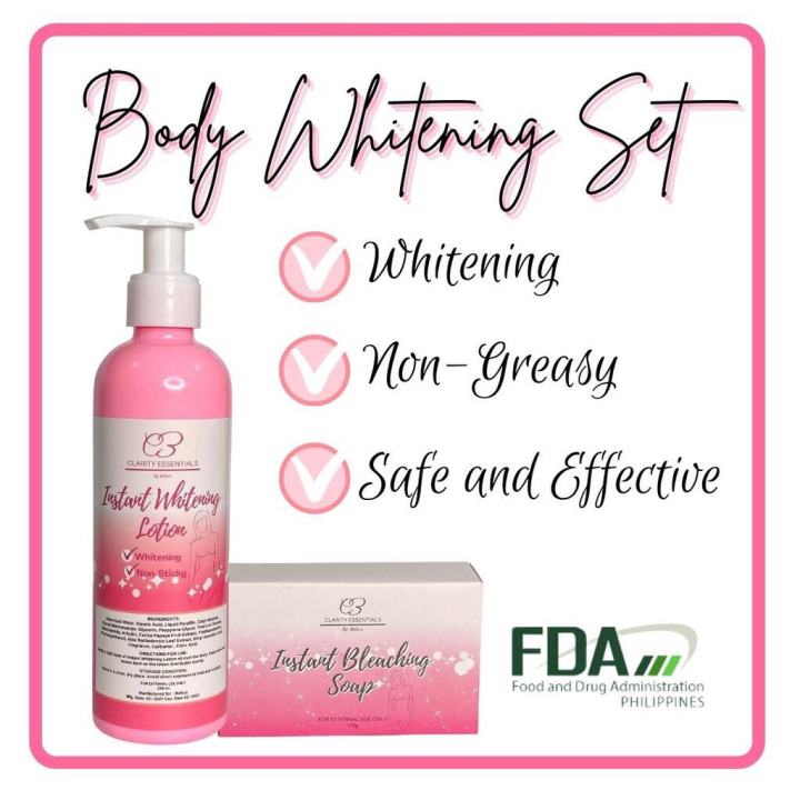 Clarity Essentials Body Whitening Set | Lazada PH