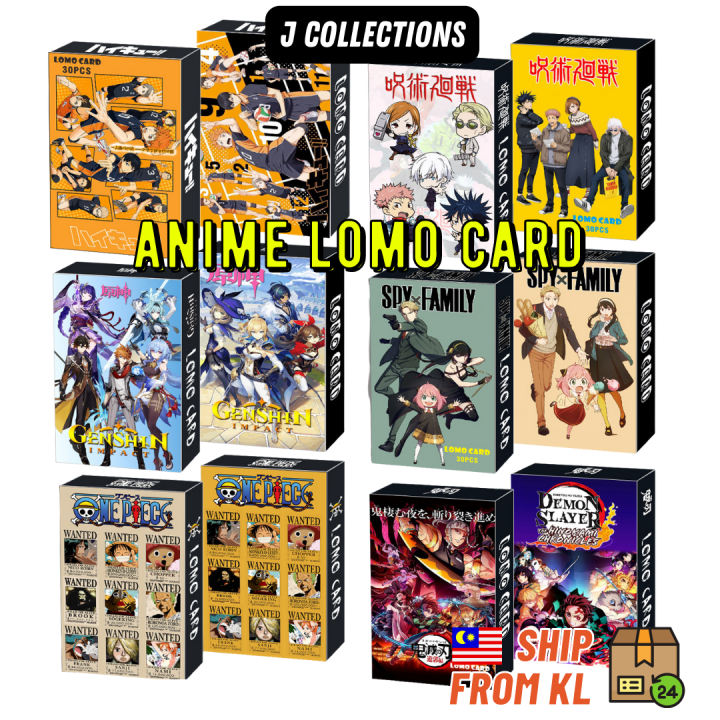 Anime Photocard Photo Card Anime LOMO Collection Spy X Family Jujutsu ...