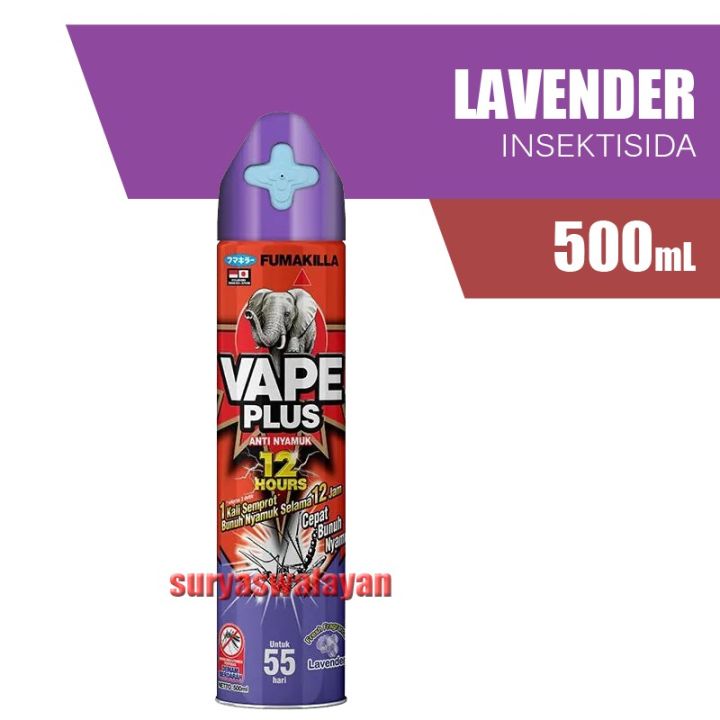 VAPE Plus Anti Nyamuk 12 Jam Lavender 500 ml | Lazada Indonesia