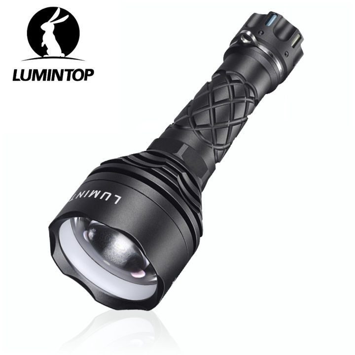 Lumintop Aluminium Self Defense Flashlight Outdoor Fishing Rechargeable ...