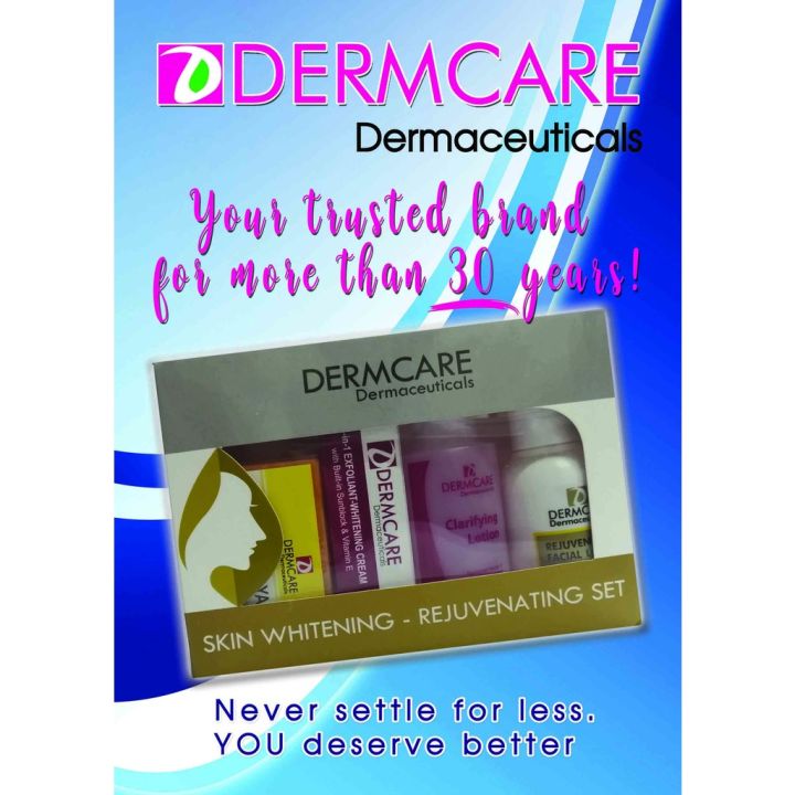 AUTHENTIC Dermcare Skin Whitening-Rejuvenating Set | Lazada PH