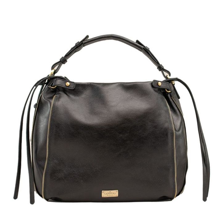 The Tannery Manila Leather Bag Rhodora, Black Nappa | Lazada PH