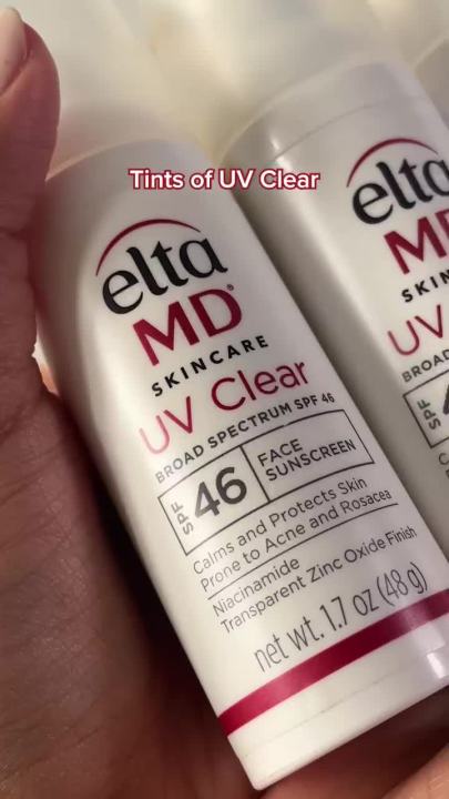 EltaMD UV Clear Face Sunscreen SPF 46, Oil-Free Sunscreen with Zinc ...