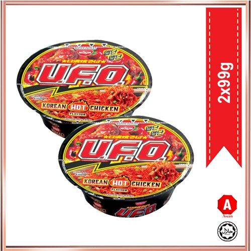 NISSIN UFO KOREAN HOT CHICKEN FLAVOUR INSTANT NOODLES//OSAKA TAKOYAKI ...