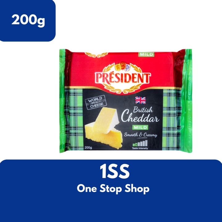President British Red Cheddar Mild Cheese, 200g | Lazada PH