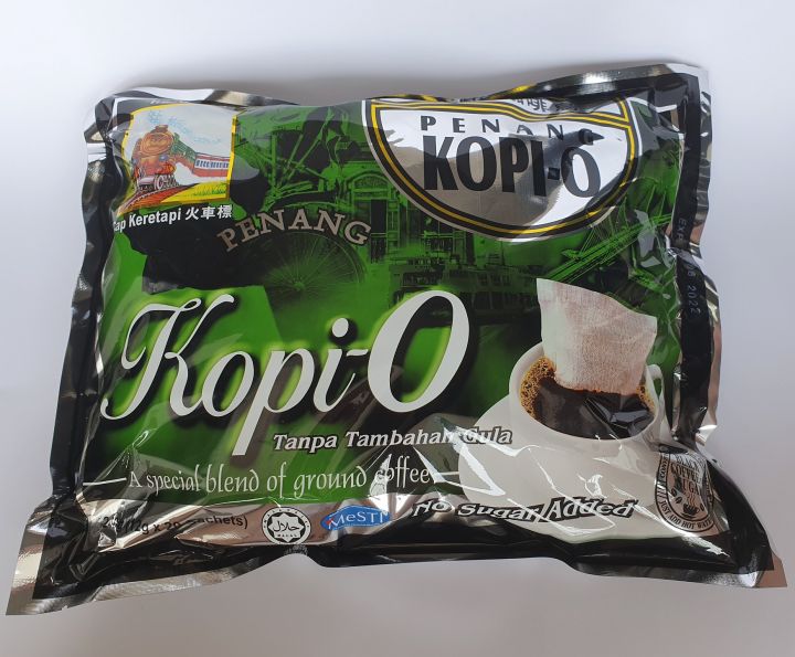Train Brand Coffee Black Coffee (No Sugar Added) Cap Keretapi Kopi-O (Tanpa Tambahan Gula ...