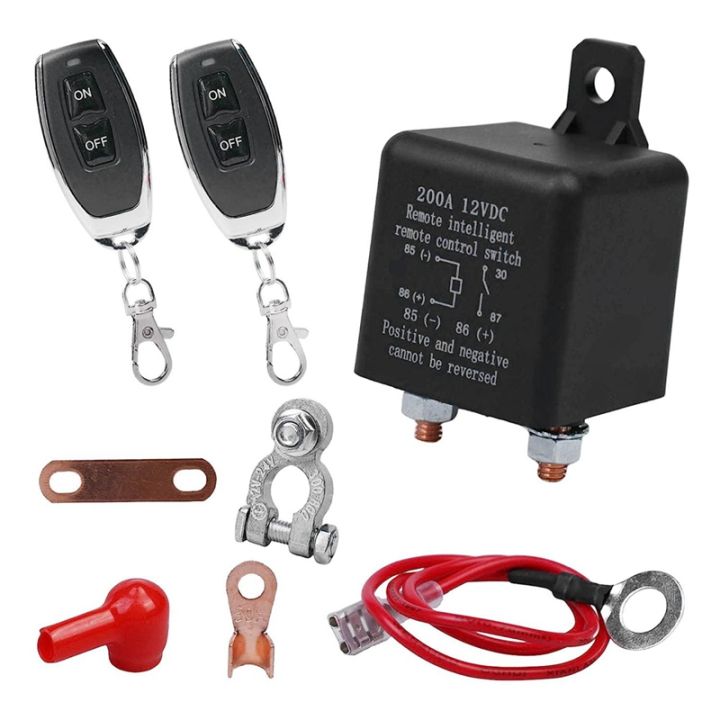 (HYCW) Remote Battery Disconnect Switch Wireless Remote Control Battery ...