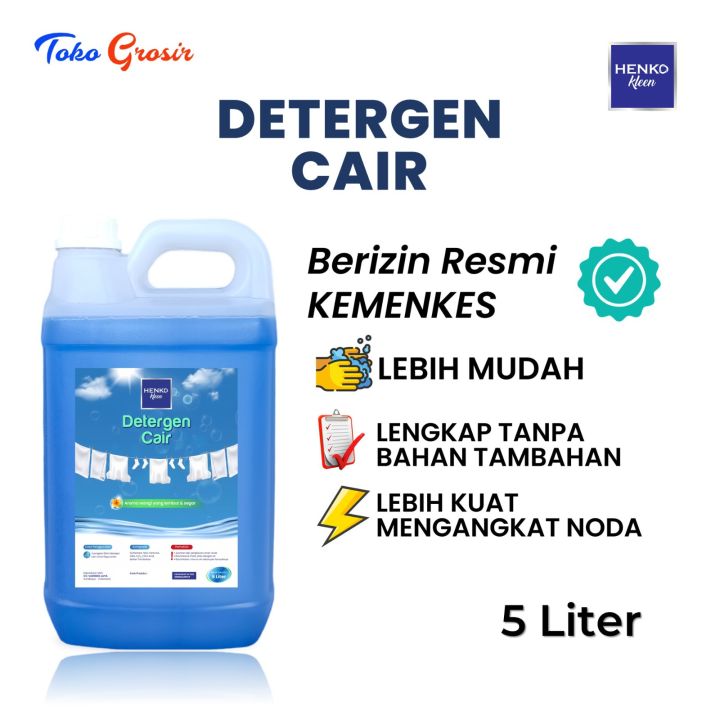 DETERGEN CAIR LAUNDRY KEMASAN 5 LITER | Lazada Indonesia