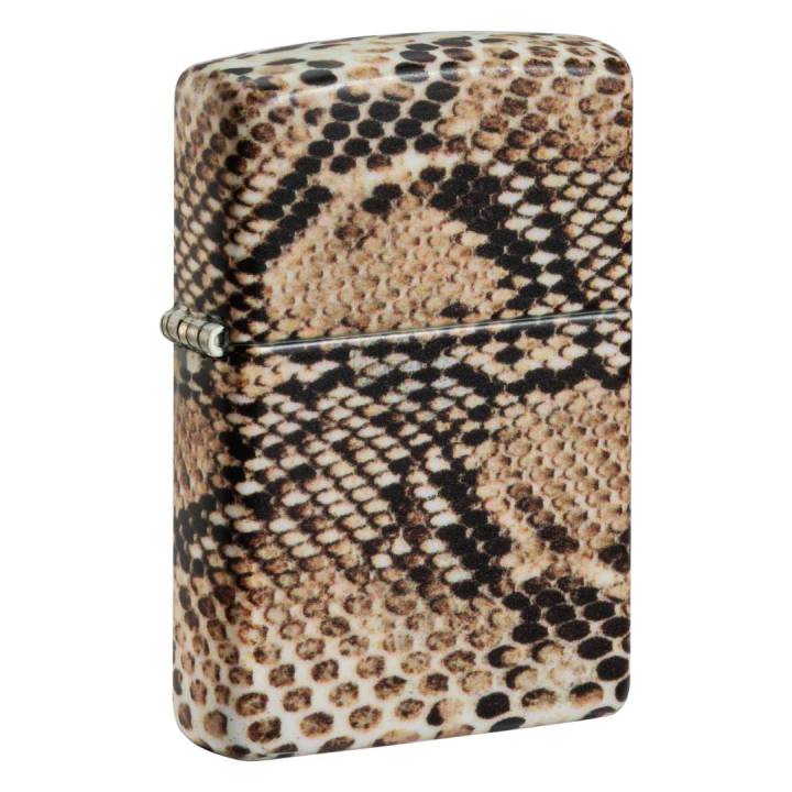 48256 Zippo Snake Skin ของแท้ (Empty Zippo Lighter without Fuel ไฟแช็ก ...