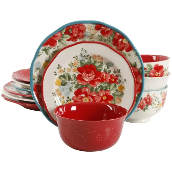 （ruse) Assorted Dinnerware Set, 12-Piece SetShavers | Lazada