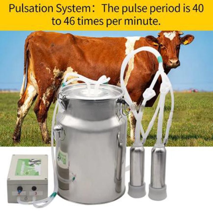 10L Milking Machine Vacuum Type Goat Automatic Dairy Cows Goat Sheep ...