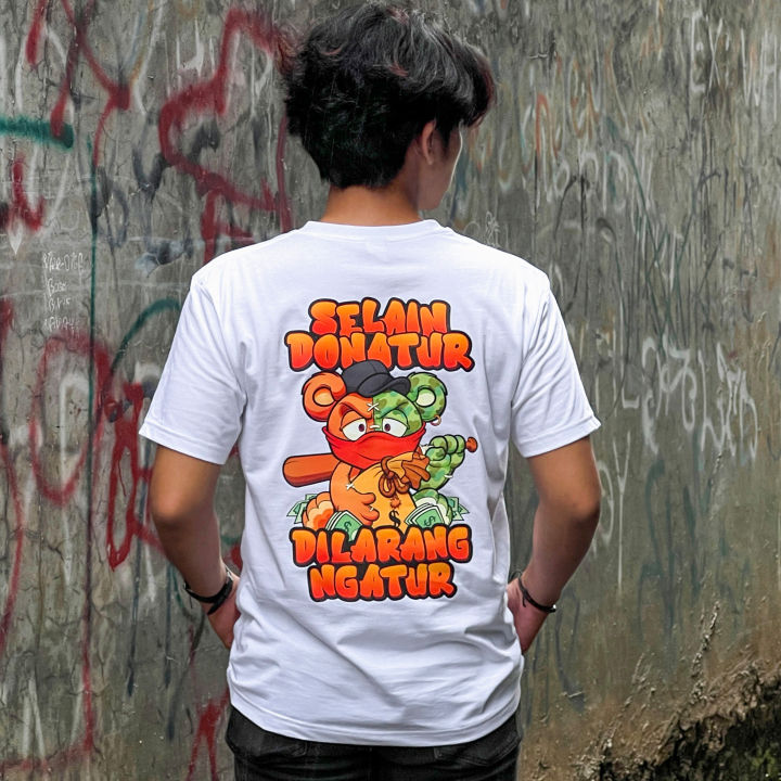 Cocol Store - Kaos Kata Selain Donatur Dilarang Ngatur | Lazada Indonesia