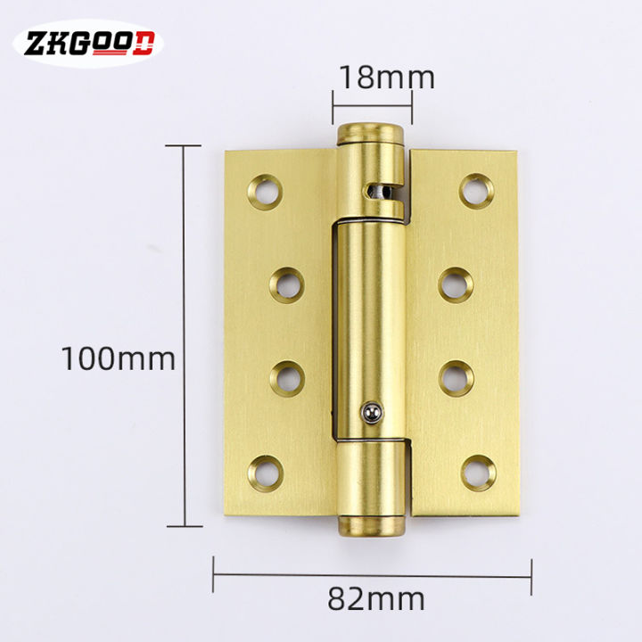 zkgood Spring Hinge Invisible Door Self-Closing Buffer Damping Hinge ...