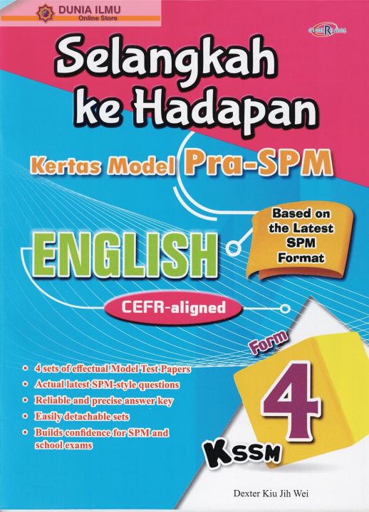 Buku Latihan Selangkah Ke Hadapan Kertas Model Pra Spm English Cefr