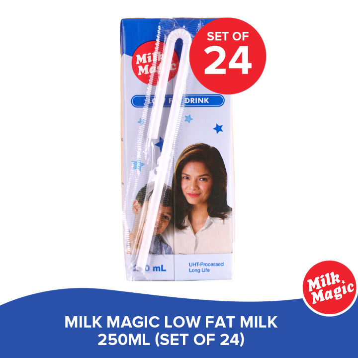 Milk Magic - Low Fat Milk 250ml (Set of 24) - Nutritious Healthy ...