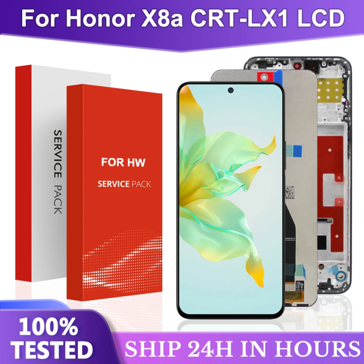 6.7'' Super AMOLED For Honor X8A LCD CRT-LX1 CRT-LX2 CRT-LX3 /Huawei ...