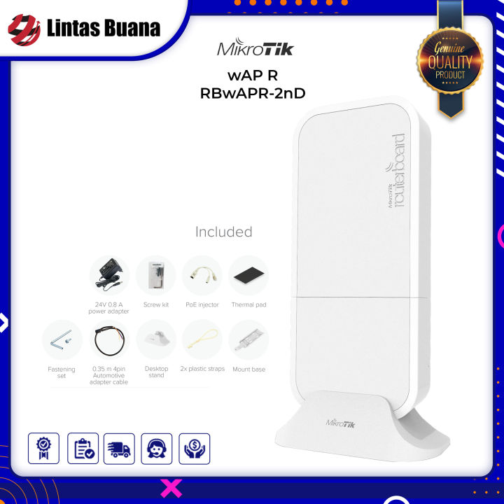 Mikrotik Router Wireless RBwAPR-2nD (wAP-R) | Lazada Indonesia