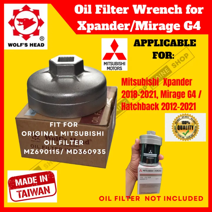 Oil Filter Wrench for Orig Mitsubishi Oil Filter MZ690115 / MD360935 ...