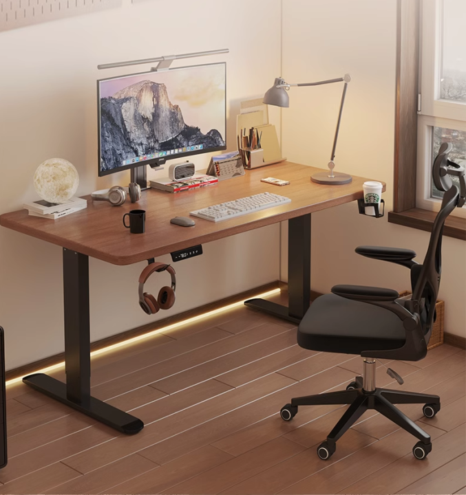 Free Installation! Electric Memory Height Adjustable Standing desk ...