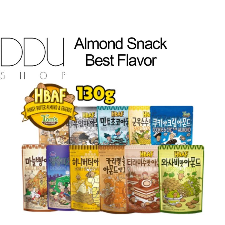HBAF Tom's Farm Korean Honey Butter Almond 120g, 190g | Lazada Singapore