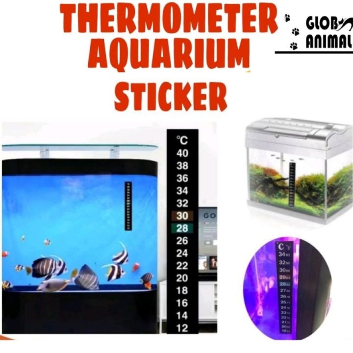 TERMOMETER DIGITAL AQUARIUM STIKER THERMOMETER STICKER SUHU AQUARIUM ...