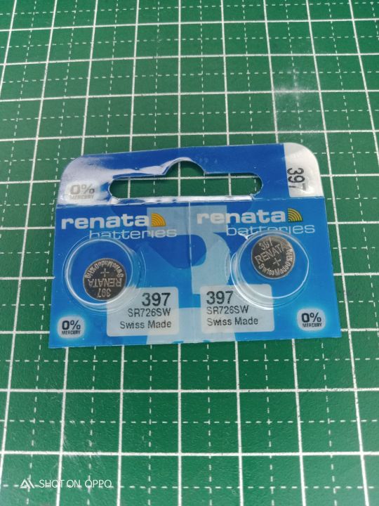 Original Renata Batteries swiss made ( Renata 397/SR726 )2pcs | Lazada PH