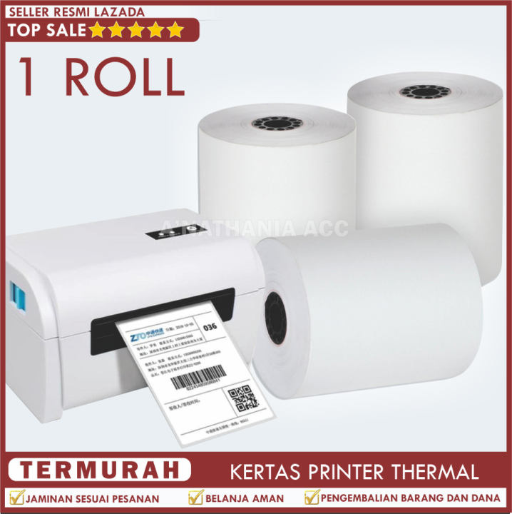 IMPOR! Kertas Printer Label Printer type Kertas Label Direct Thermal ...