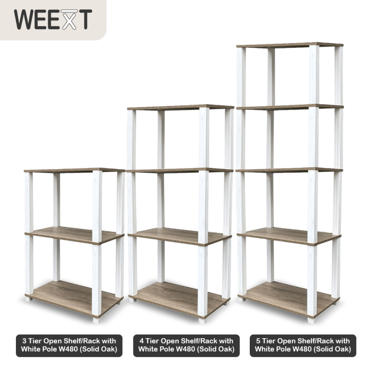 Weext Open Shelf / Rack With Square Pole | Lazada PH