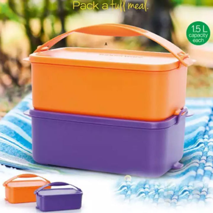 Tupperware Click to go Double deep set | Lazada PH