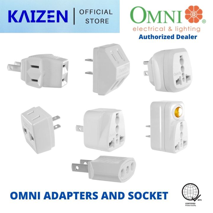 Omni Adapter and Plug - Universal Socket, Octopus, Regular, Ground ...