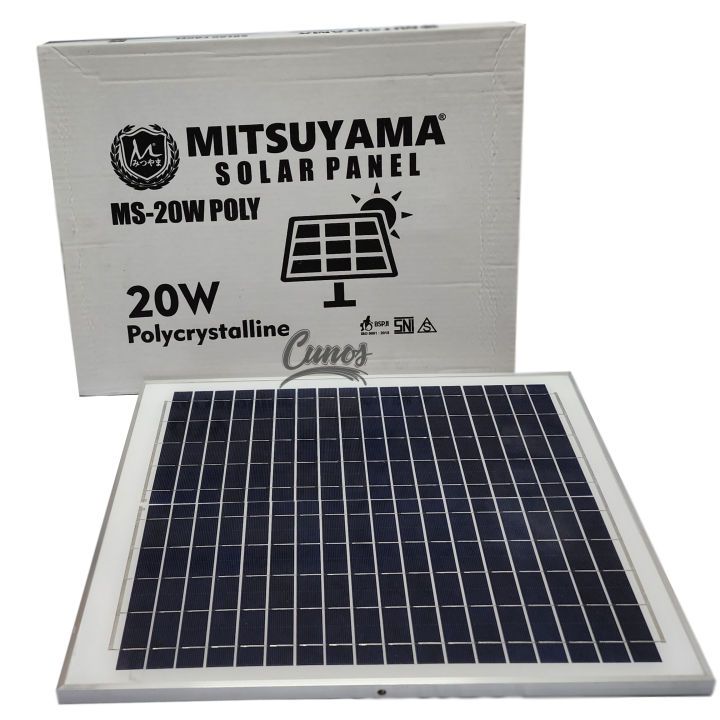 Papan Solar Panel 20 Watt - Papan Panel Surya 20 Watt ( MS-20W Poly ...