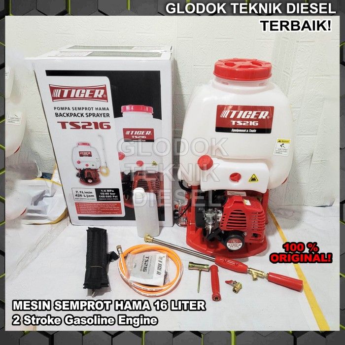 TIGER MESIN SEMPROT HAMA 16 L ENGINE BENSIN SPRAYER SEMPROTAN TS216 | Lazada Indonesia