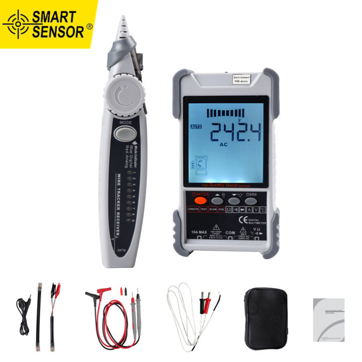 Smart Sensor ET616/ET618 Handheld Portable Network Cable Tester with ...