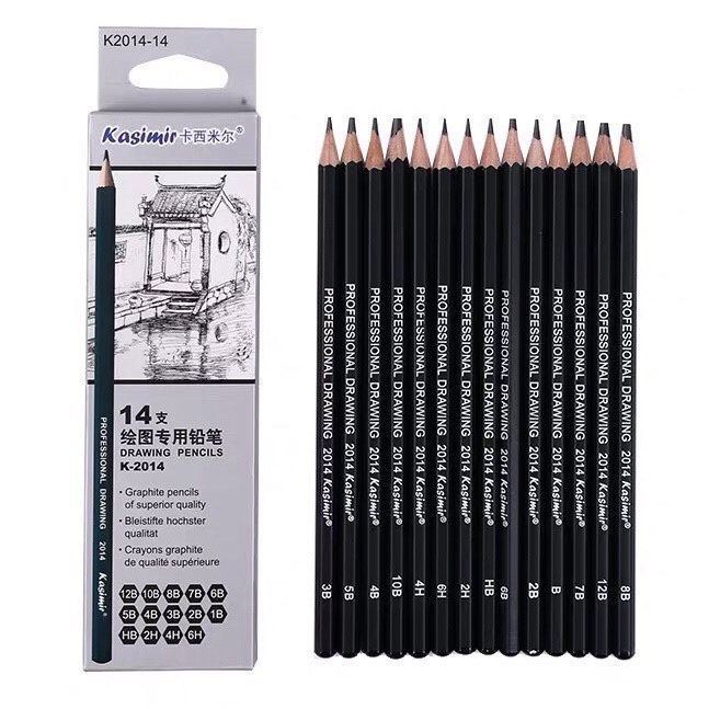 Kasimir Graphite Drawing Pencil Set (14pcs/set) | Lazada PH