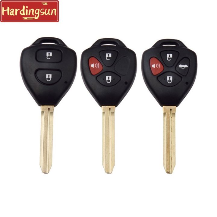 Hardingsun 2/3/4 Buttons Remote Car Key Case Shell FOB For Toyota Camry ...