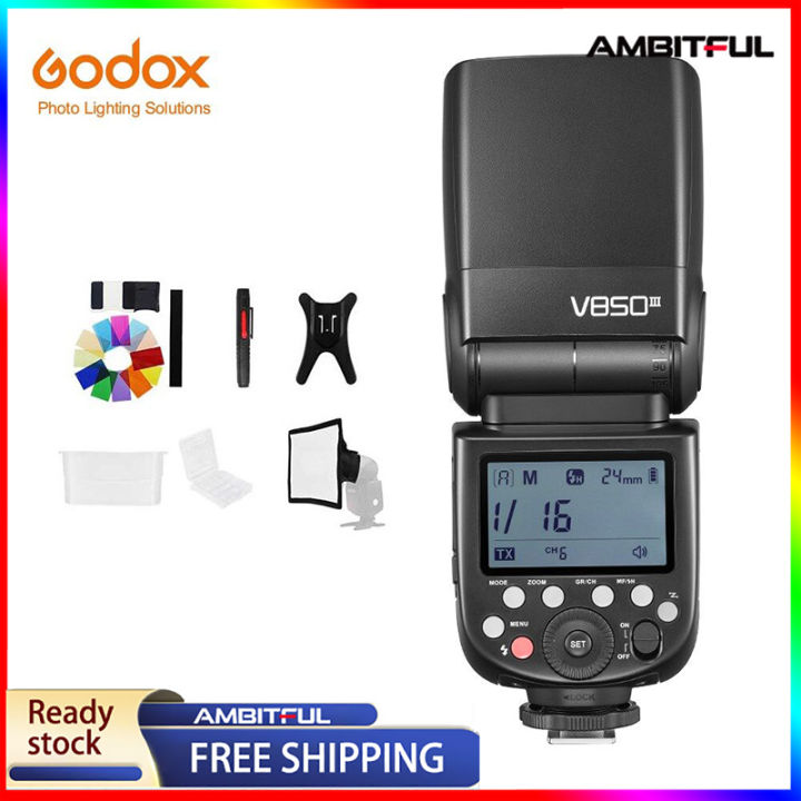 Speedlite 76W HSS 2.4G Godox V850III 76W 2.4G GN60 Wireless X System Li ...