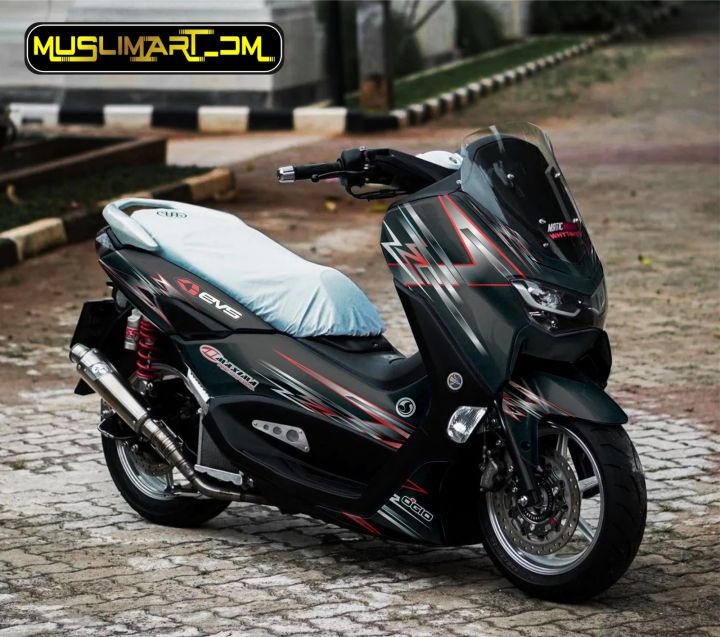 DECAL YAMAHA NMAX NEW 155 MOTIF GRAFIS EVS FULL BODY STIKER PELINDUNG ...