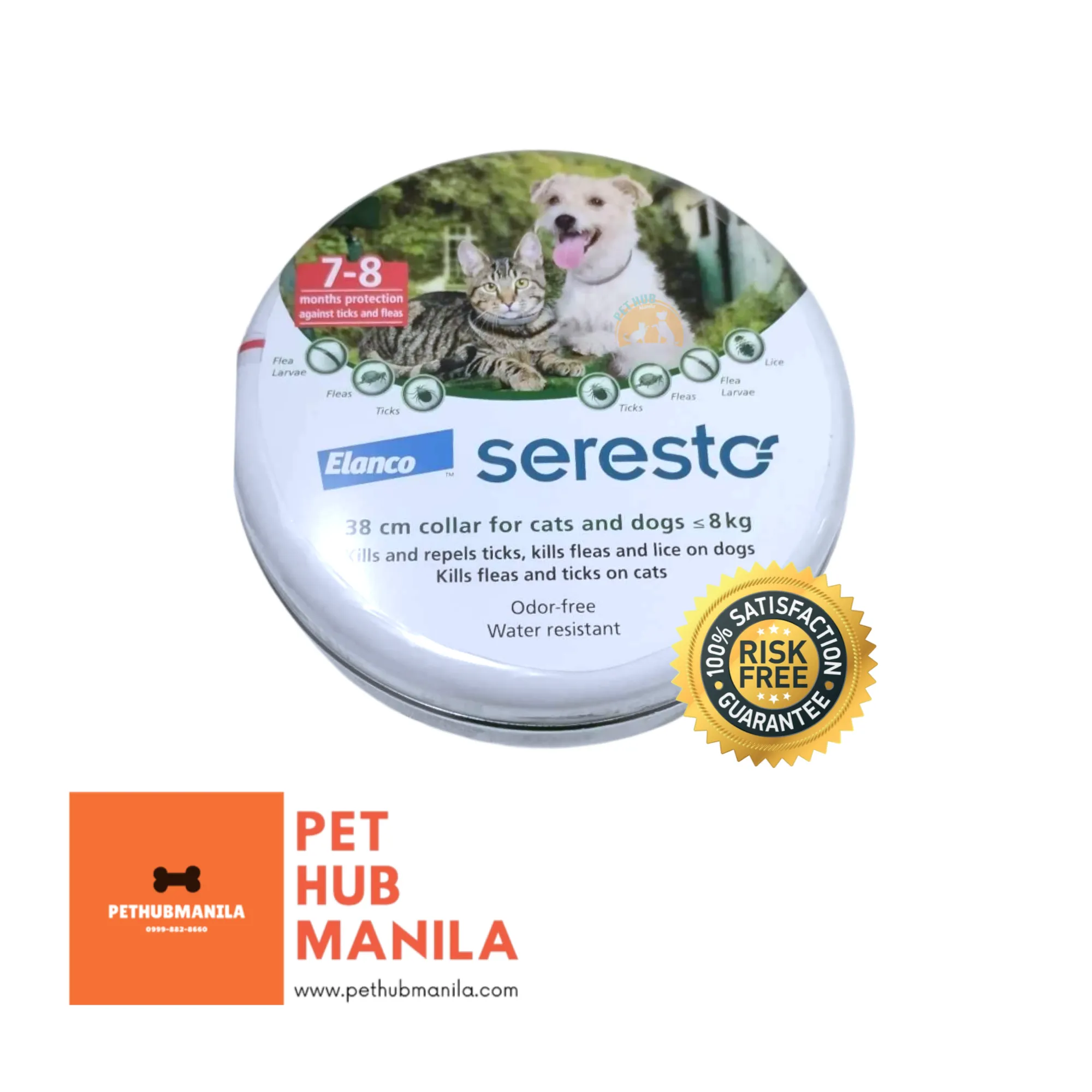 Seresto Elanco Collar for Cats and Dogs 38cm