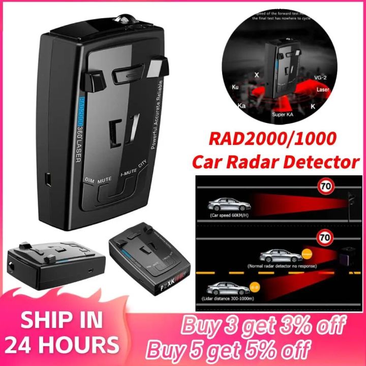 【Top Picks】 Rad2000 Car Radar Voice Car Radar Speedometer Vehicle Speed ...
