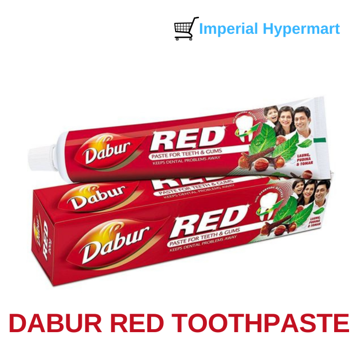 3x Dabur Red Toothpaste [BUNDLE OF 3] - Herbal/ Ayurvedic Toothpaste ...