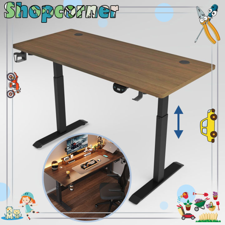 Work Gaming Desk Adjustable Electric Lifting Desk Standing Desk Meja ...