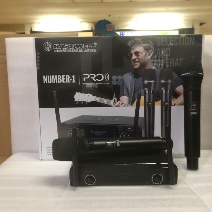 Mic Wireless Hardwell NUMBER 1 PRO / NUMBER1 PRO Dual Handle | Lazada ...