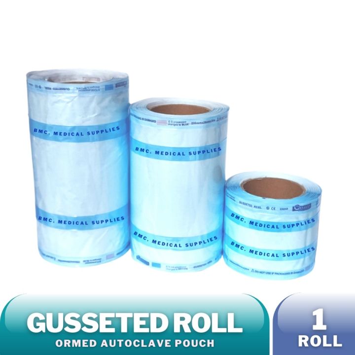 ORMED Autoclave Pouch Gusseted Reel 3 4 8 and 9 - 1 Roll Only ...