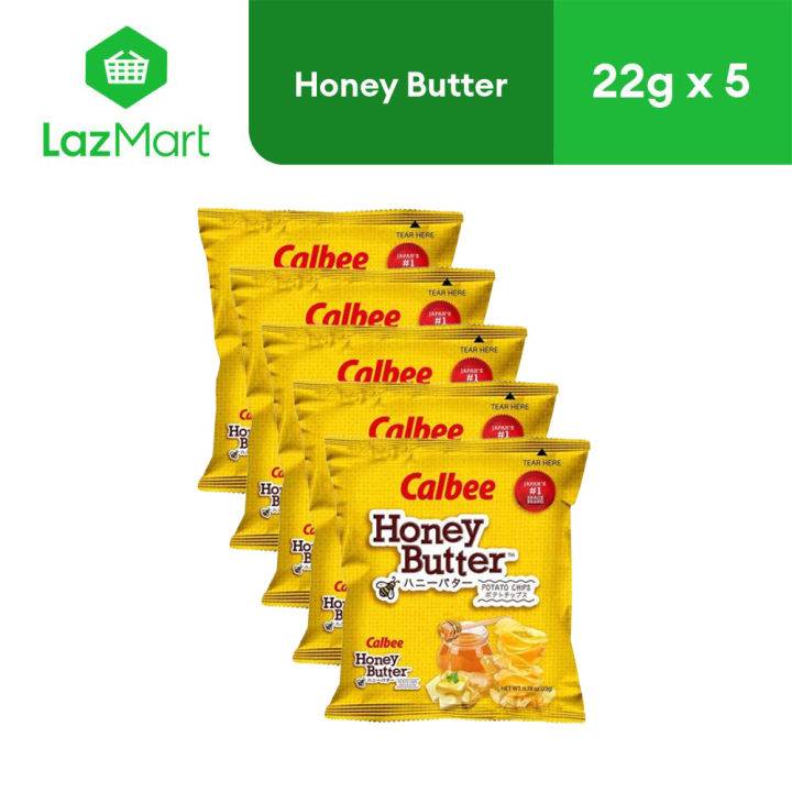 Calbee Potato Chips Honey Butter Solo Size 22g - Pack of 5s | Lazada PH